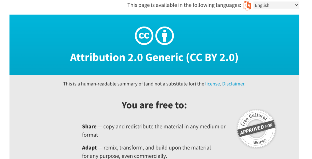 Finding CC images identified by Google – Learning Aloud